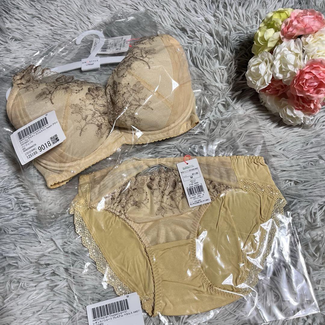 Yahoo!オークション - AMOSTYLE プレミアム ペタルス ブラジャー&ショ...