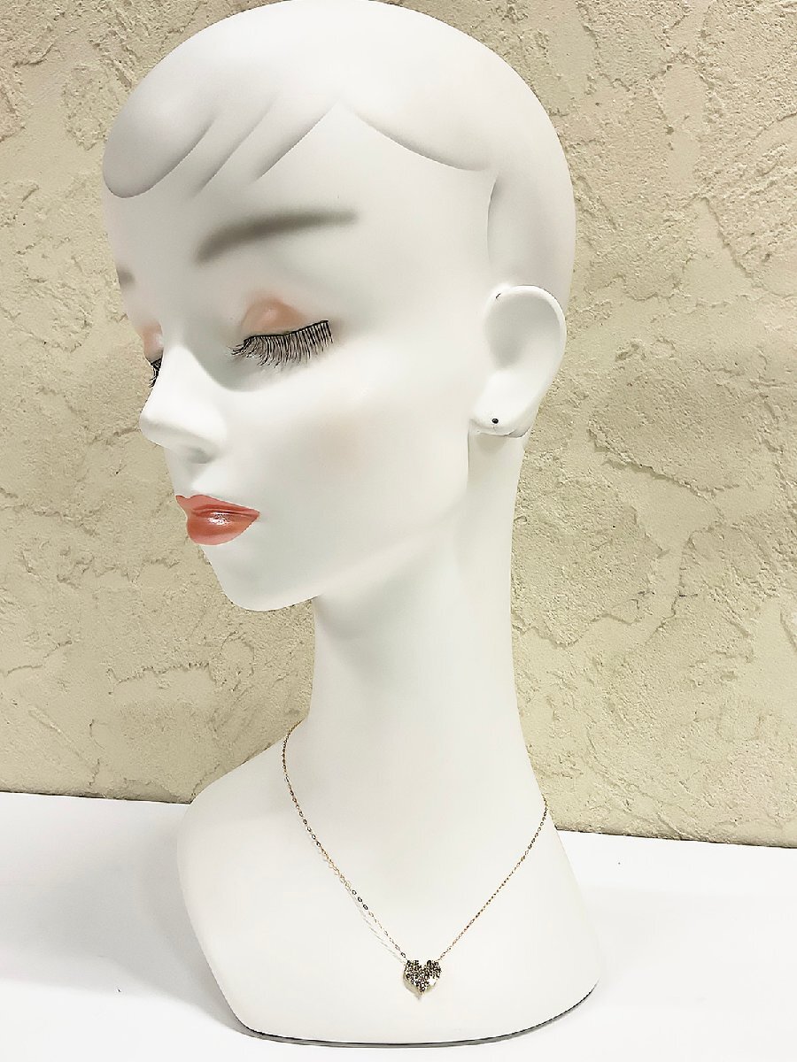 Yahoo!オークション - K18 D1.0ct ハートモチーフ ダイヤモンド 4月誕...