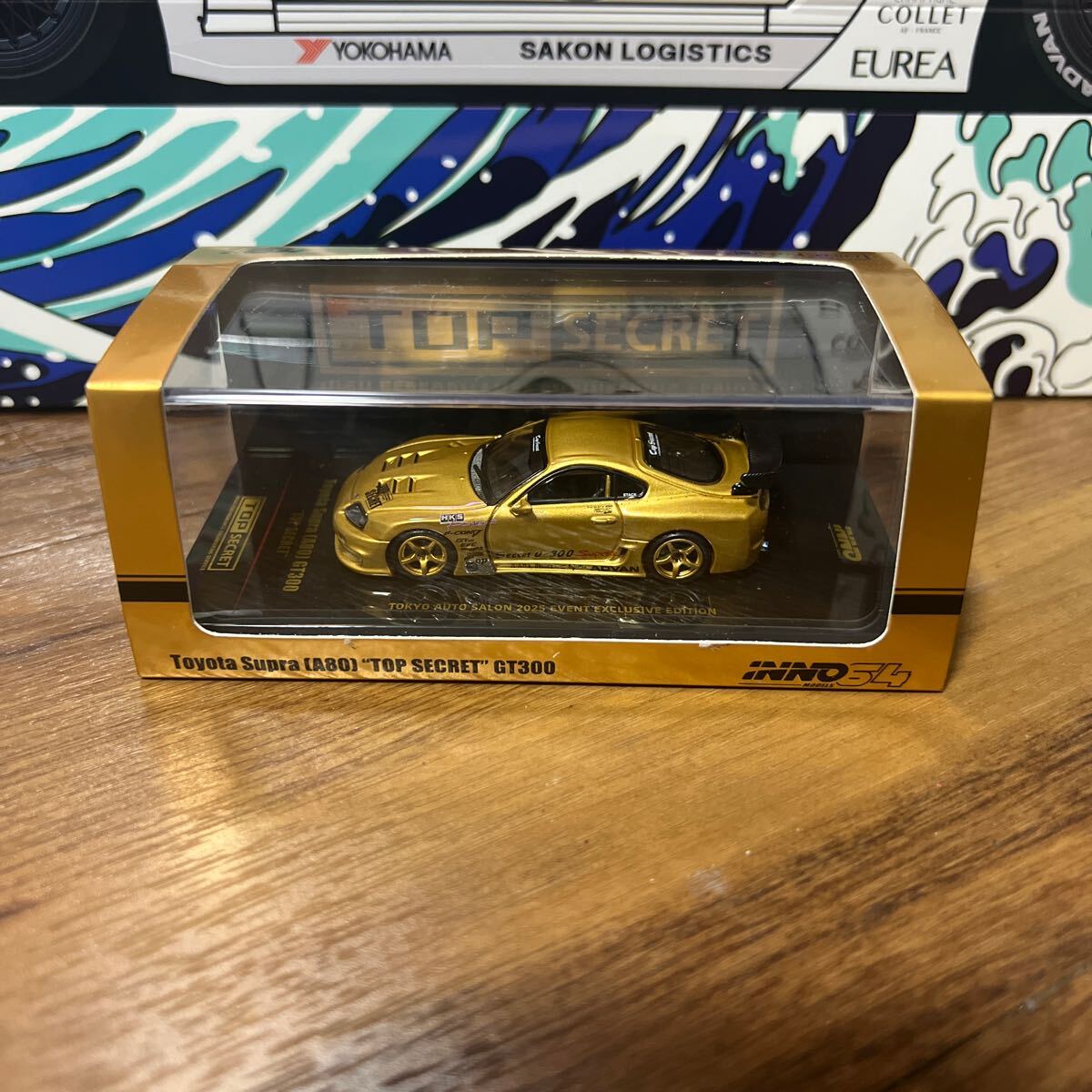 日本代購代標第一品牌【樂淘letao】－東京オートサロン2025 限定 1/64 inno64 Toyota Supra A80 TOP SECRET GT300 INNO TAS2025 ...