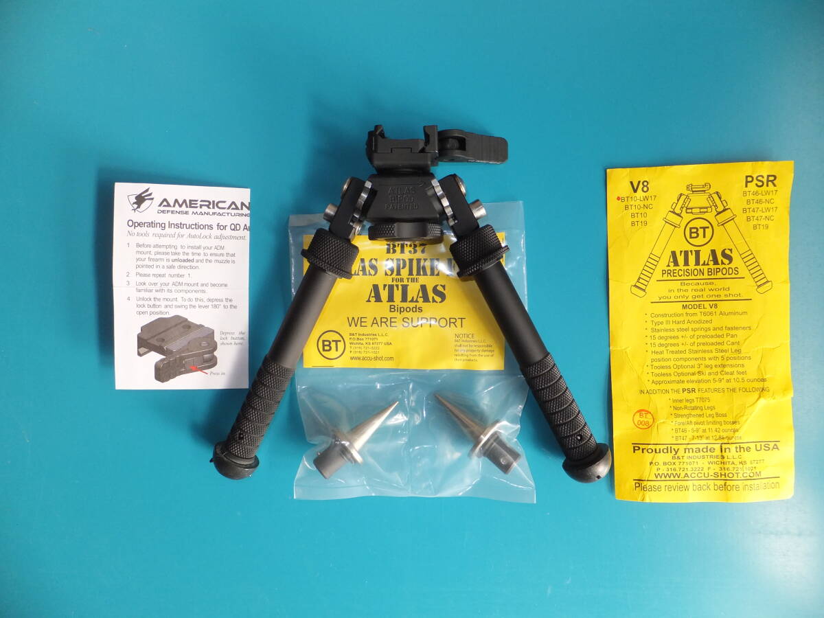 Yahoo!オークション - アトラス バイポッド BT10-LW17【美品】