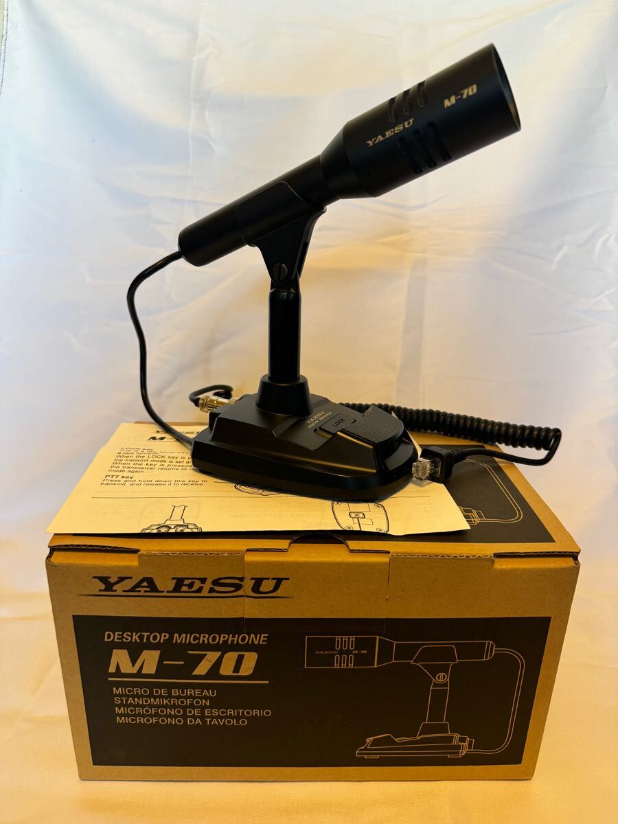 Yahoo!オークション - YAESU DESKTOP MICROPHONE M-70
