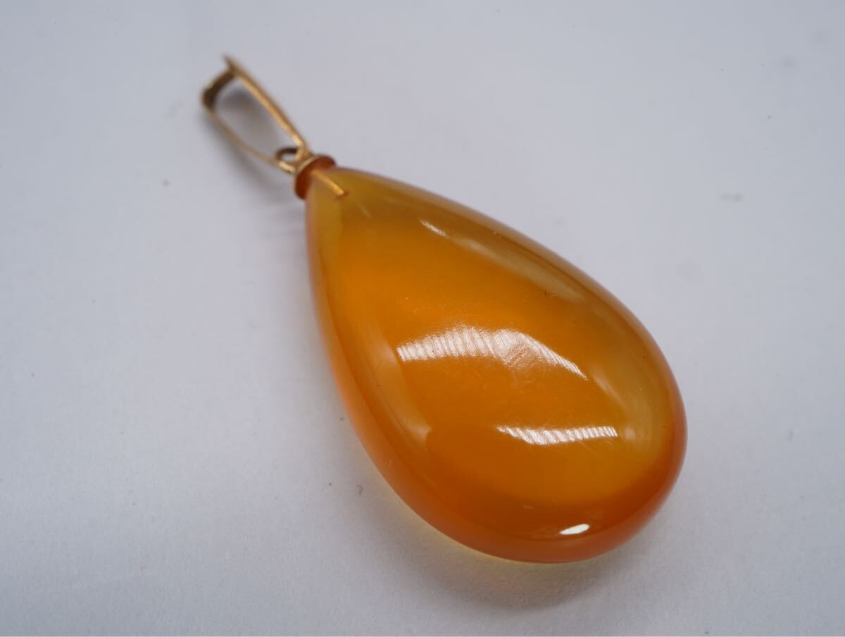 Yahoo!オークション - 【989】k18 本鼈甲 べっ甲 ネックレストップ ペ...