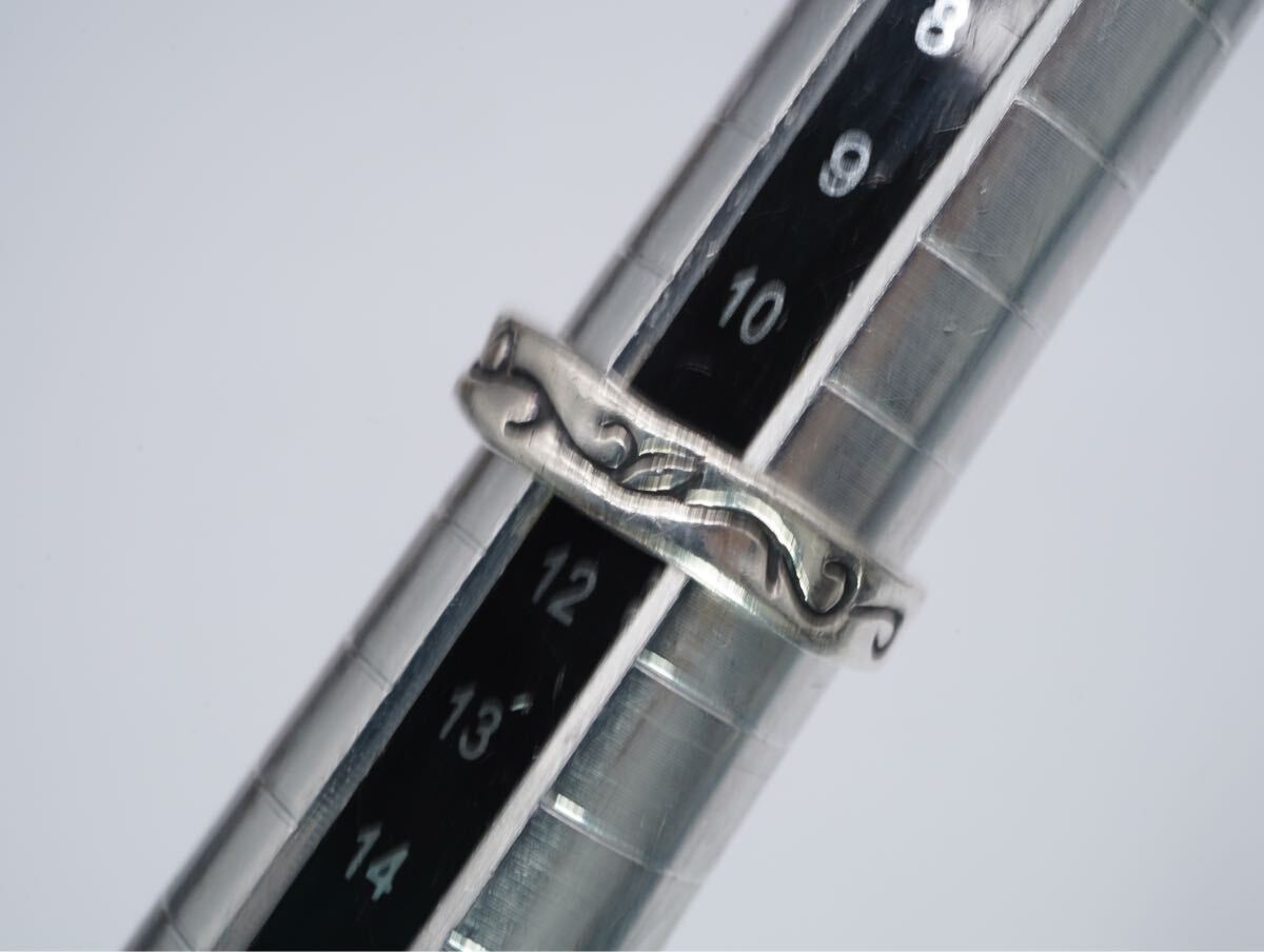 Yahoo!オークション - 【1118】11号 UZU SILVER シルバー 925 リング ...