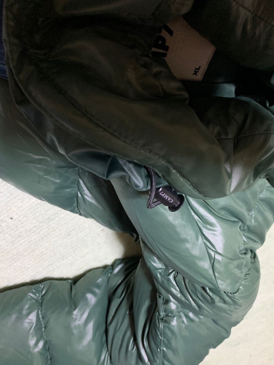 Yahoo!オークション - 値下げ CAMP7 ダウンジャケット深緑 XL used ダ...