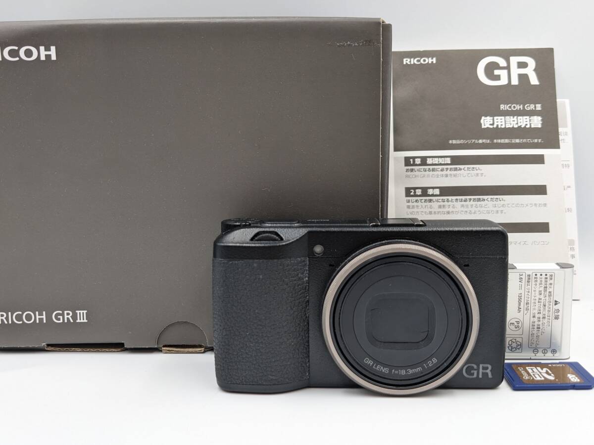 RICOH GR III コンパクトデジタルカメラ み バッテリー箱付き b011(リコー)｜売買されたオークション情報、yahooの商品情報をアーカイブ公開 - オークファン（aucfan.com）