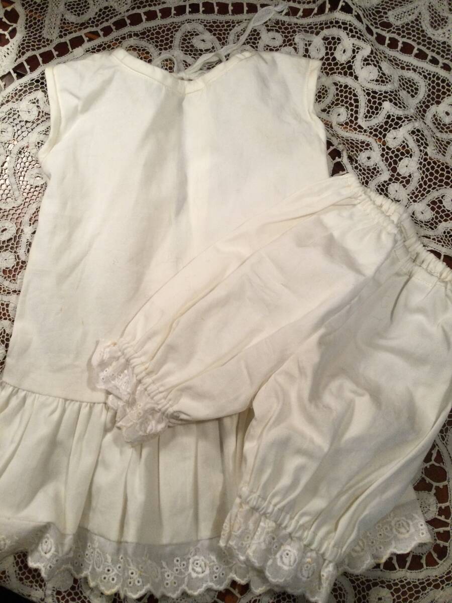 Yahoo!オークション - D1121 ヴィンテージ ドール下着セット 着丈30cm