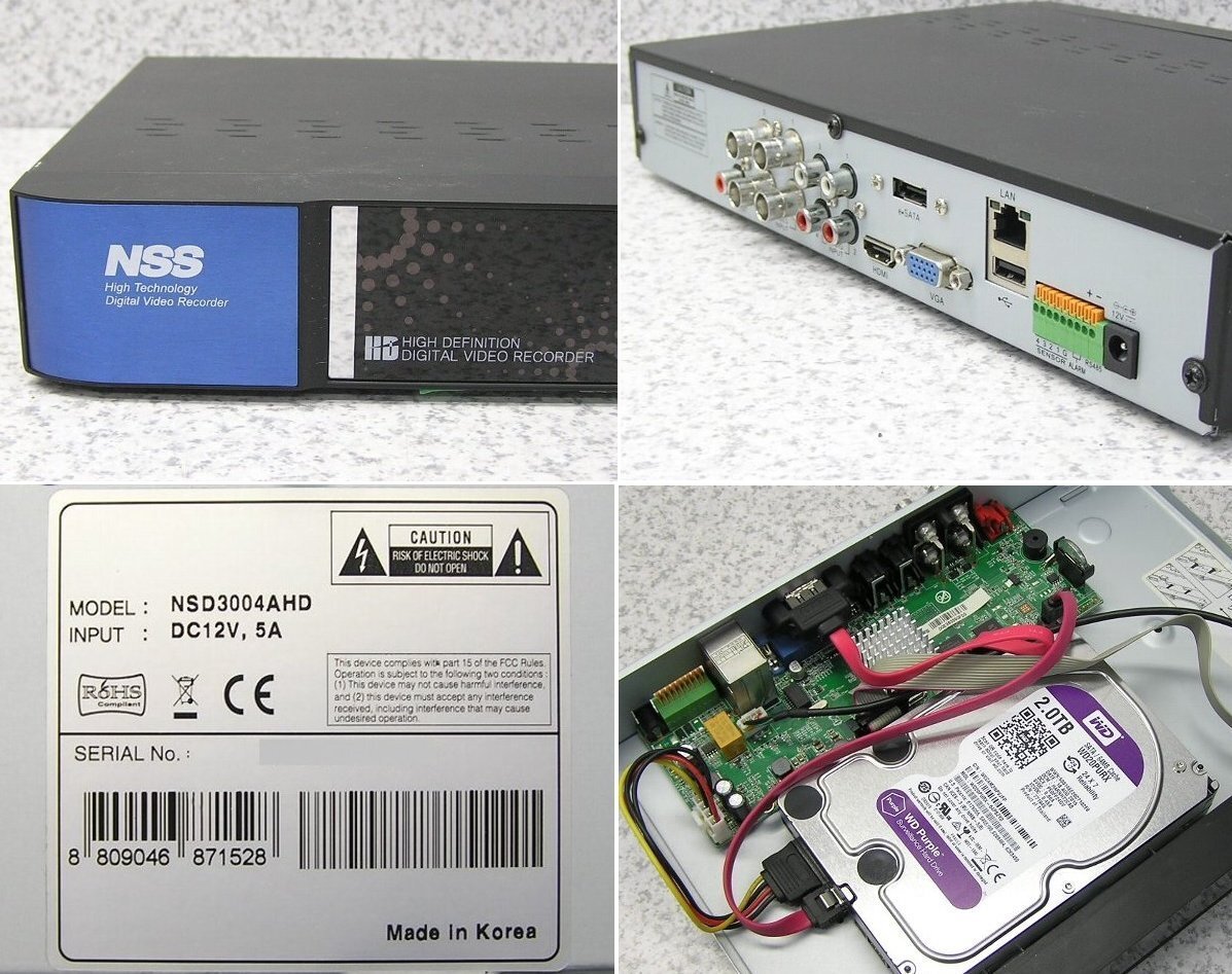 Yahoo!オークション - NSS 2TBデジタルレコーダー NSD3004AHD + AHD防...