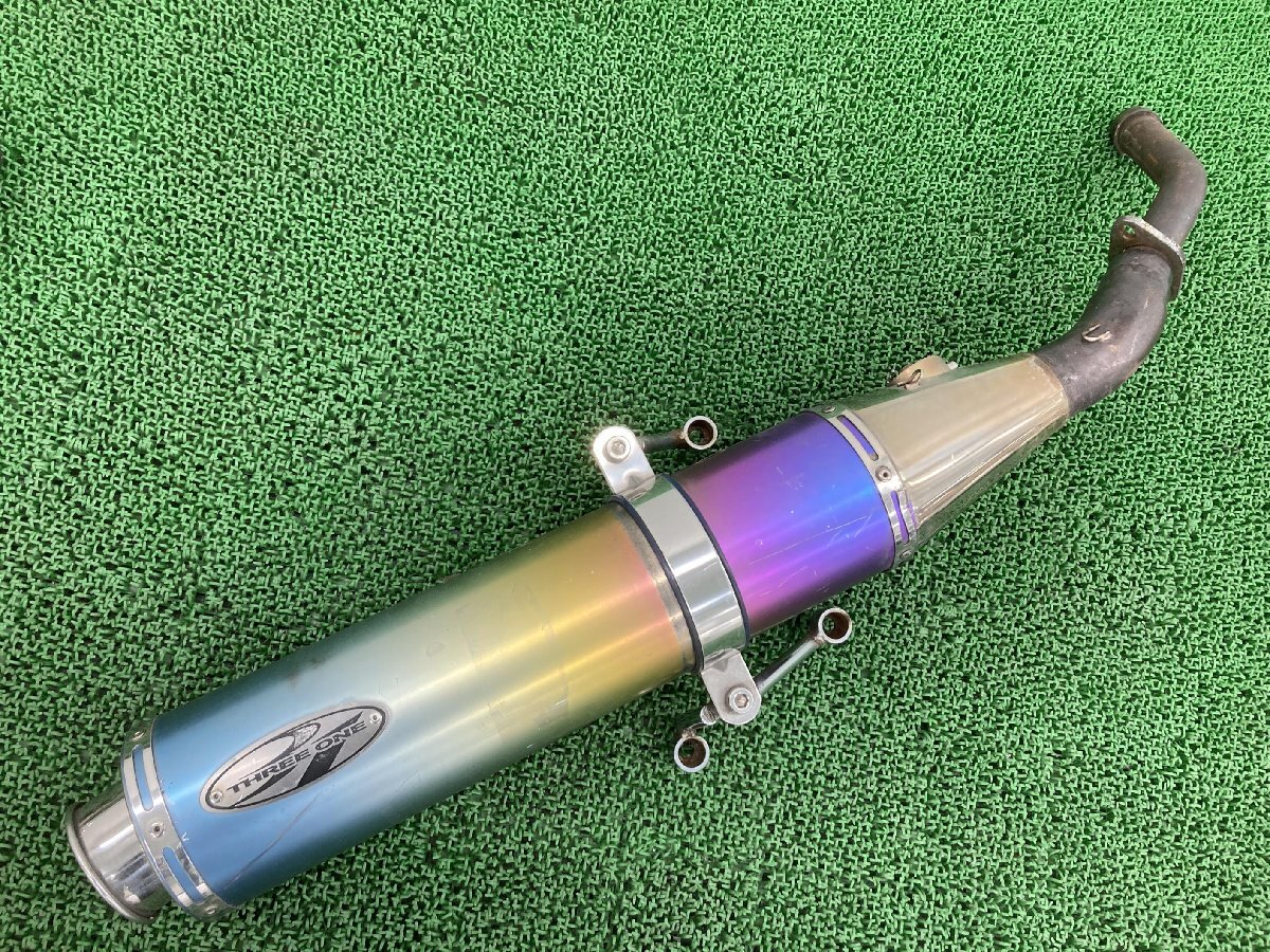 スリーワン製フォルツァ マフラー フォルツァ MF08-1301 社外 2006年式外し MF08 THREE-ONE ジキルマフラー JEKYLL チタンタイプ(マフラー本体（社外）)｜売買 ...