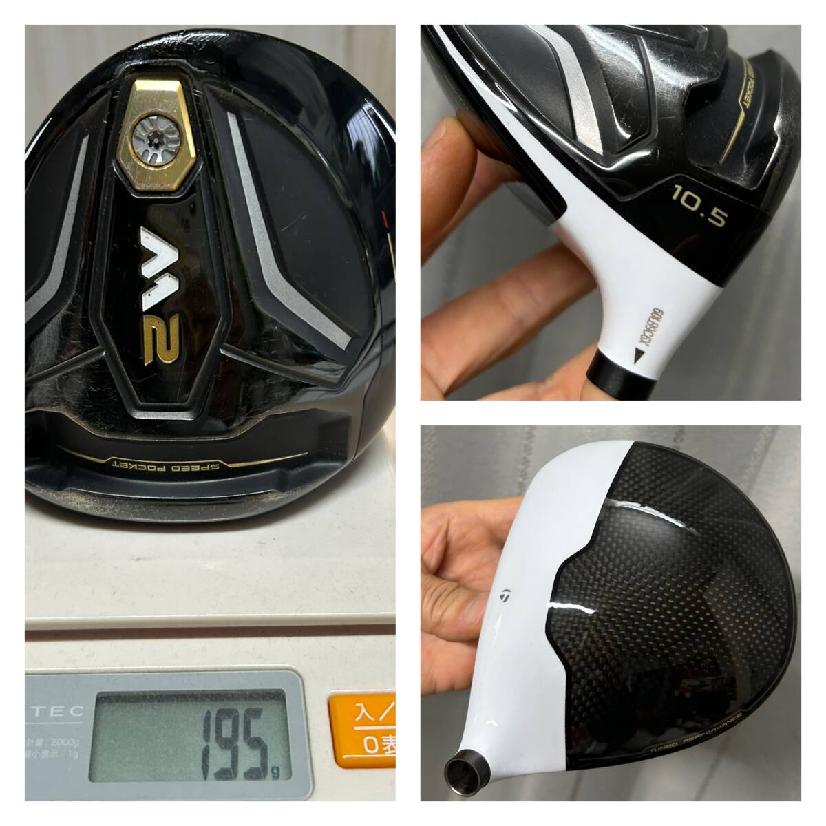 Yahoo!オークション - 人気品/M2 10.5°195gヘッド単品郵便物定形外790...