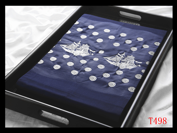 Yahoo!オークション - 蔵【T498】厳選美品 鉄紺色地 気品豊かに 正絹高...