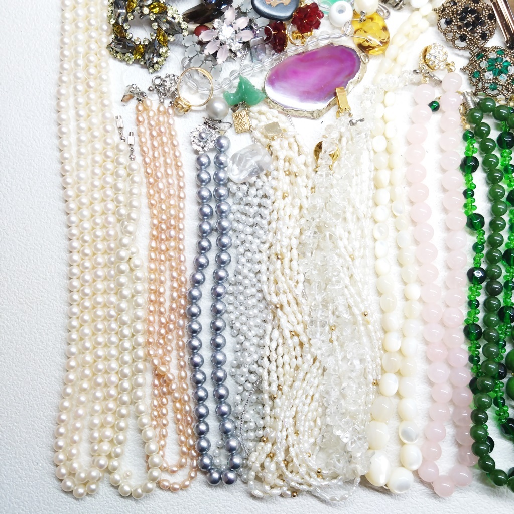 Yahoo!オークション - 【人気】アクセサリー まとめ 総重量 1 235g ネ...