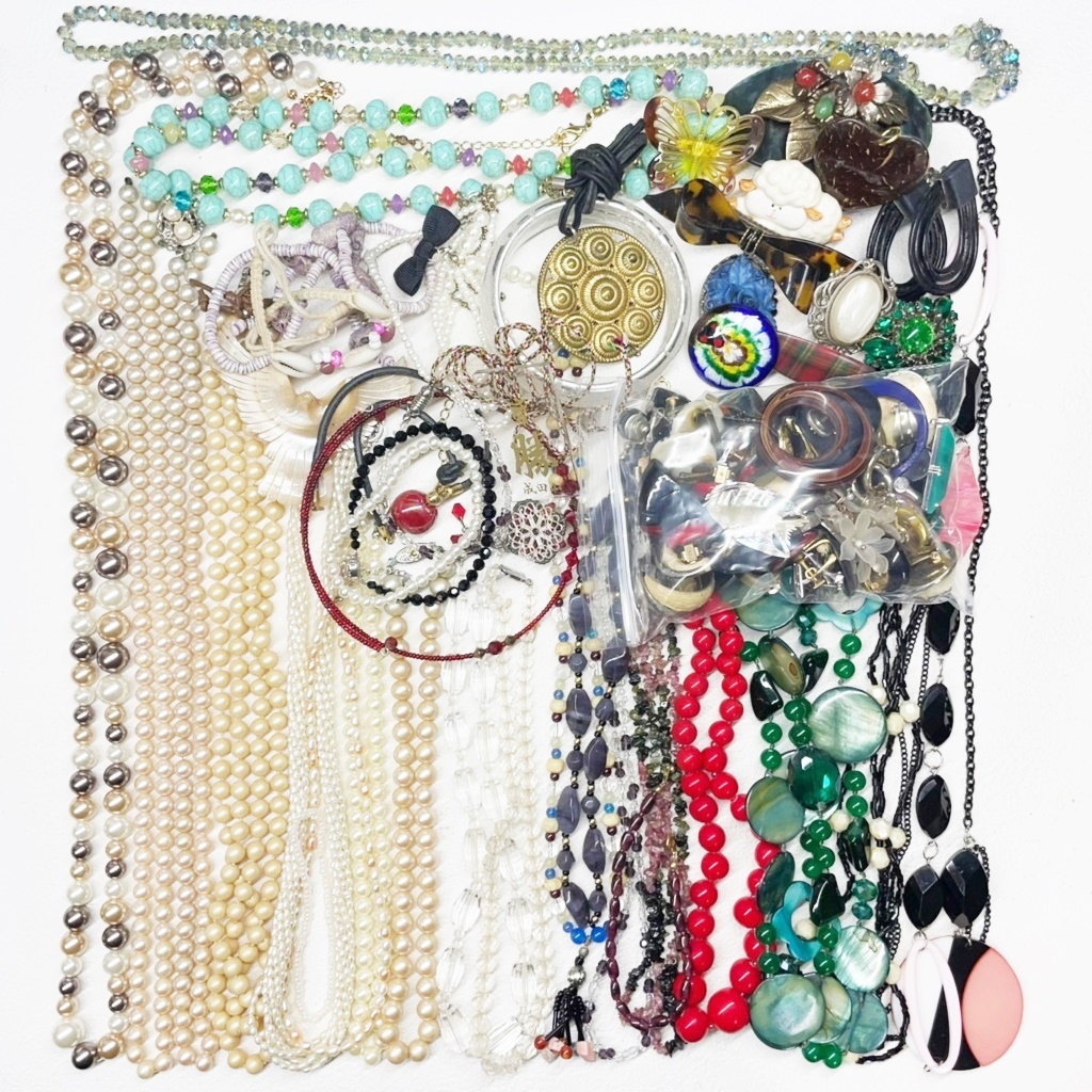 Yahoo!オークション - 【人気】アクセサリー まとめ 総重量 1 430g ネ...