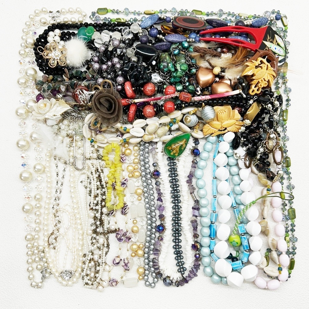 Yahoo!オークション - 【人気】アクセサリー まとめ 総重量 1 235g ネ...