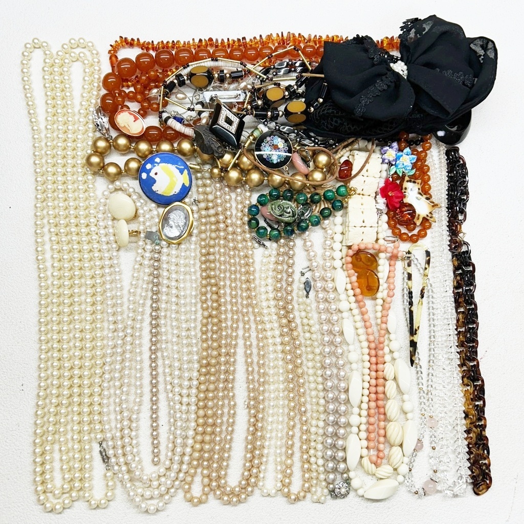 Yahoo!オークション - 【人気】アクセサリー まとめ 総重量 1 215g ネ...