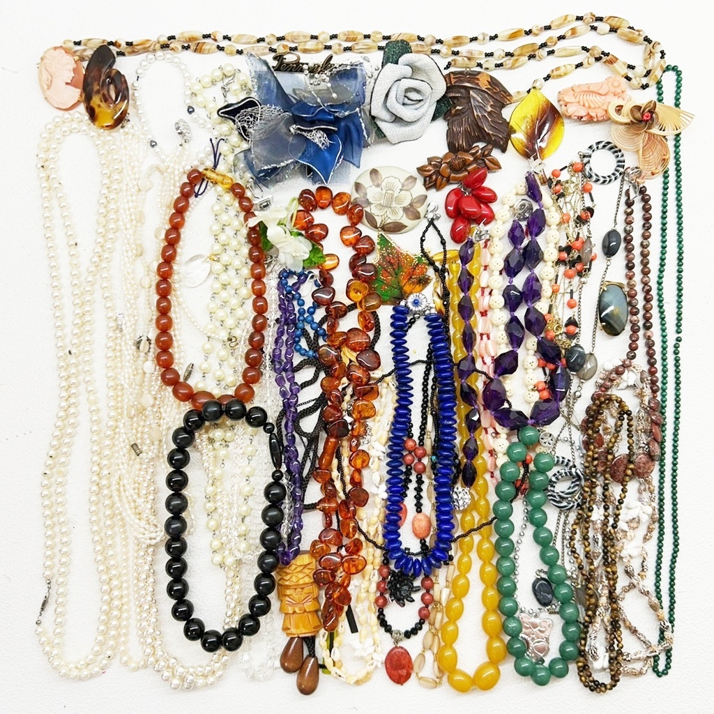 Yahoo!オークション - 【人気】アクセサリー まとめ 総重量 1 235g ネ...