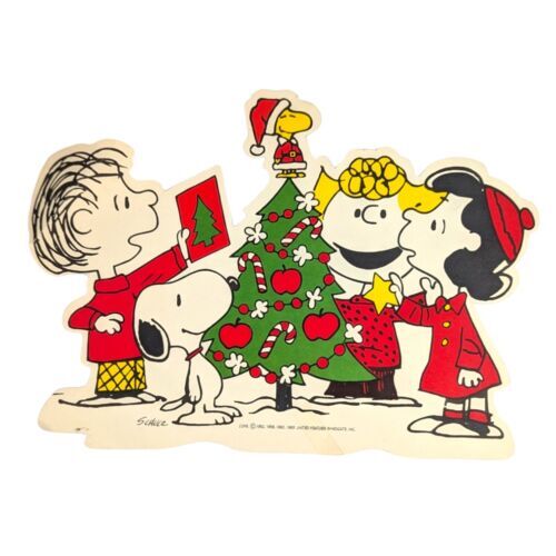 Yahoo!オークション - Vintage 1960’s Shulz Die-Cut Card Stock Snoo...
