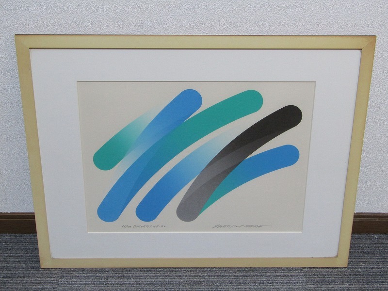 Yahoo!オークション - ab09-8067[CCC]【真作】原健 リトグラフ「STROKE...