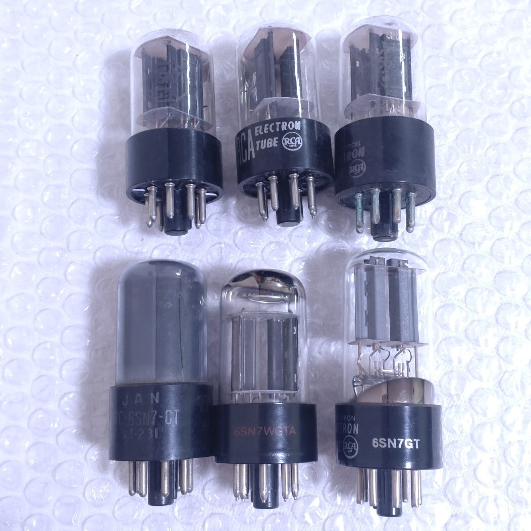 Yahoo!オークション - 真空管 RCA 6SN7GTA/6SN7GTB/6SN7GT /CRC-6SN7-G...