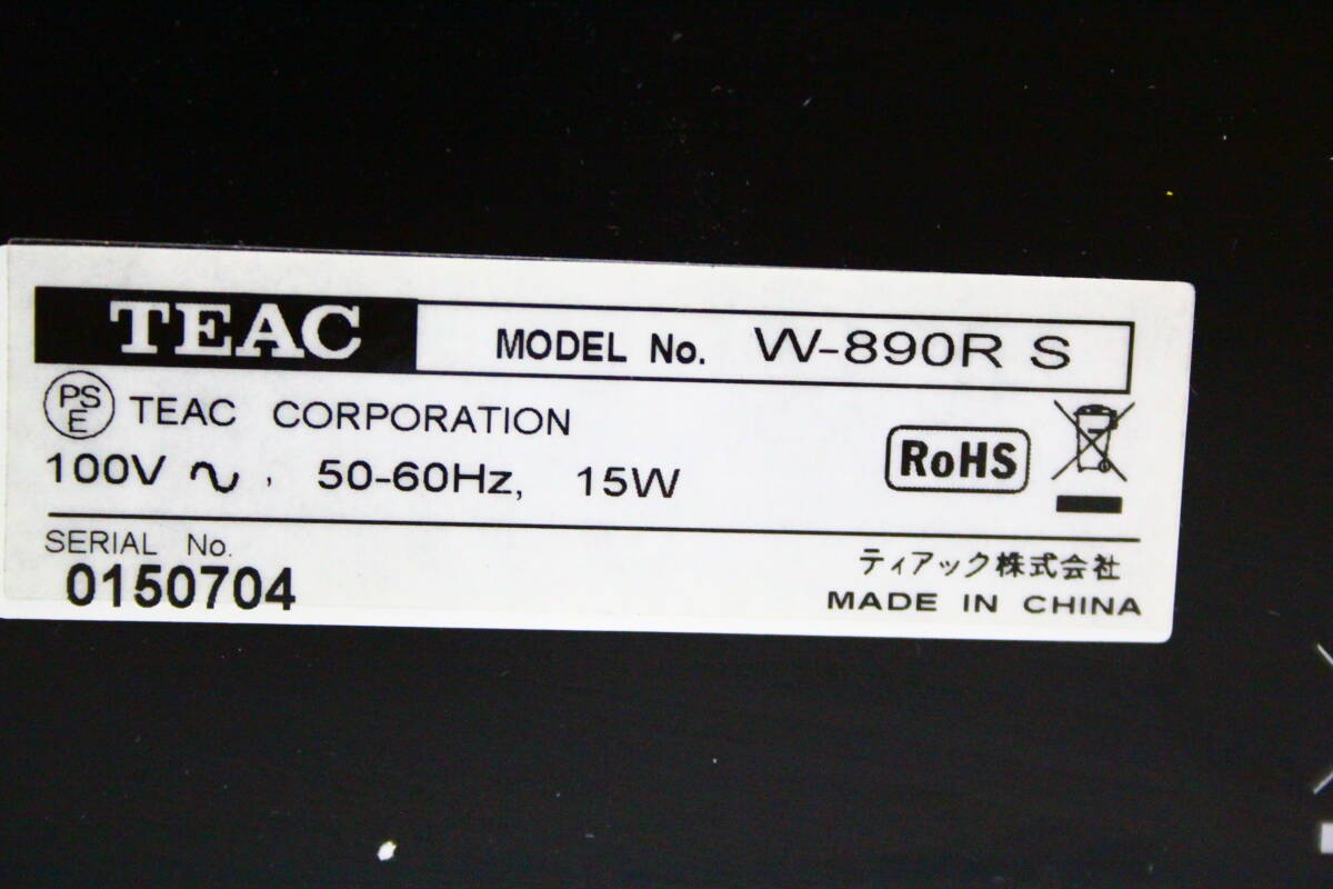Yahoo!オークション - TH11449 TEAC ティアック W-890R ダブルオートリ...