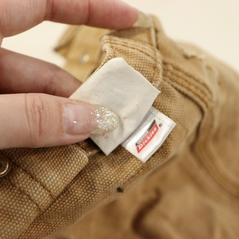 Yahoo!オークション - t129 2000年代製 ディッキーズ オーバーオール 0...