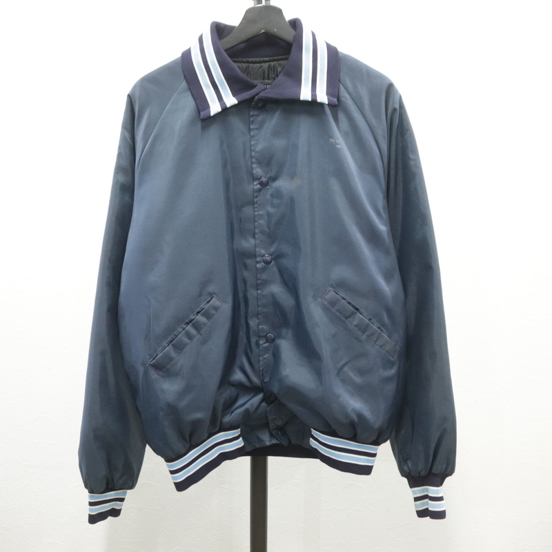 Yahoo!オークション - f63 80sビンテージ BUTWIN ナイロンスタジャン U...