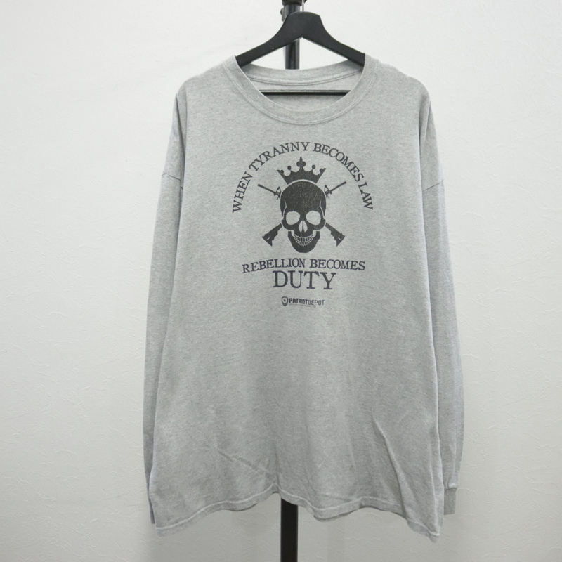 Yahoo!オークション - B108 2000年代製 長袖プリントTシャツ 00s 約XL...