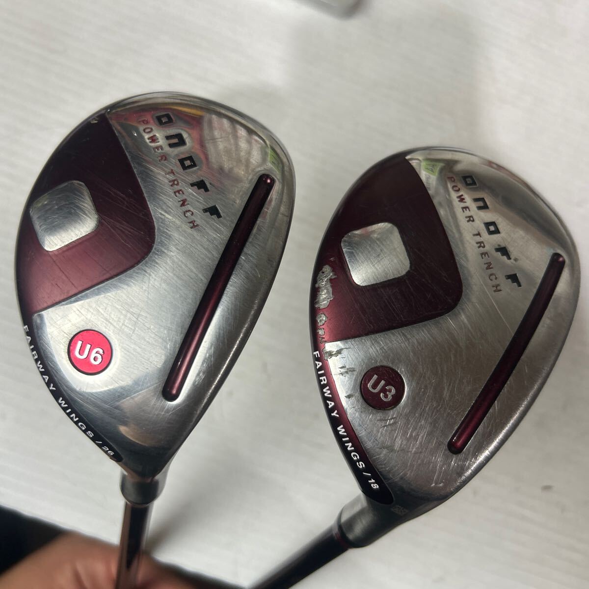 Yahoo!オークション - 送料無料 ONOFF AKA ユーティリティ U3 U6 18° 2...