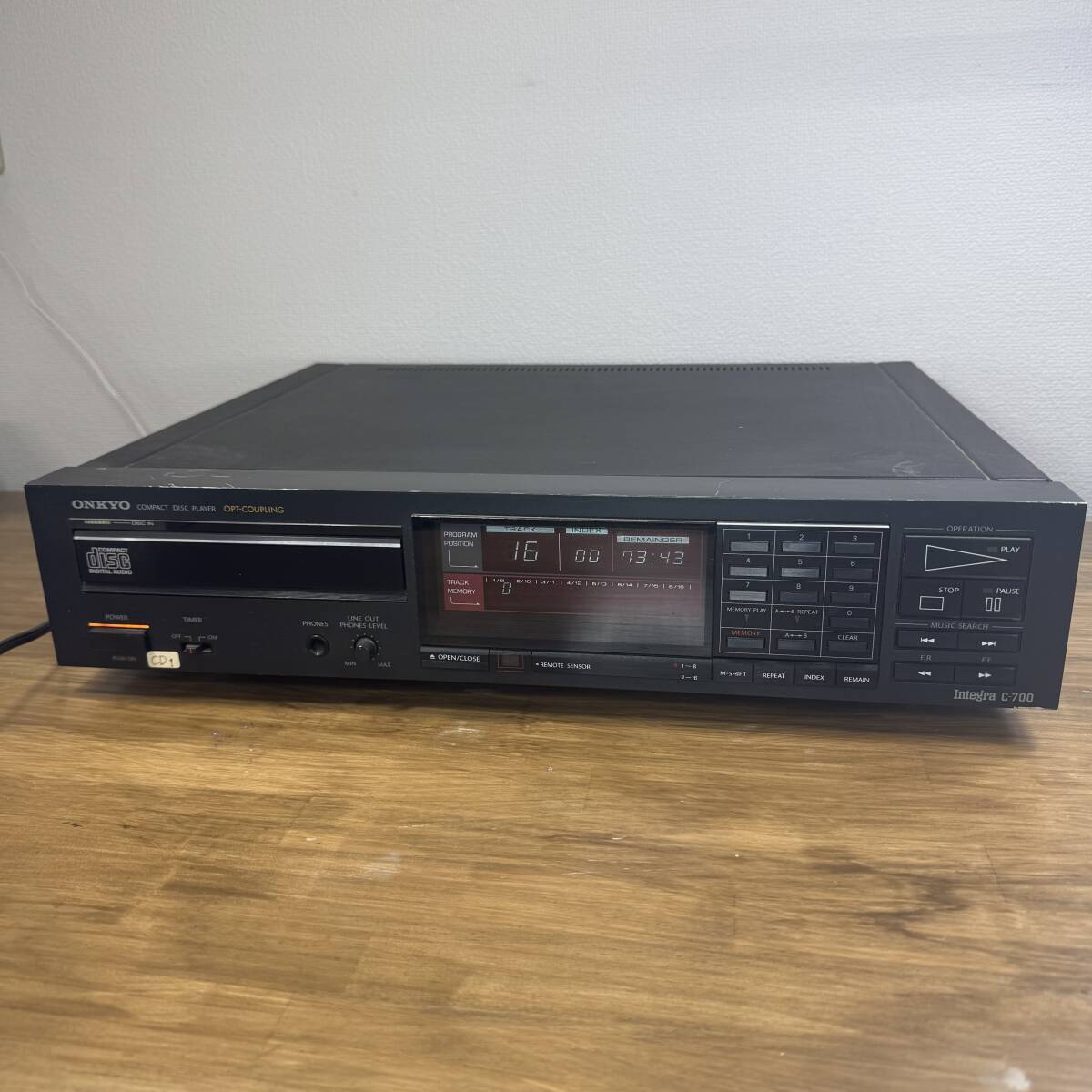 Yahoo!オークション - ONKYO オンキョー Integra C-700 光伝送方式 オ...