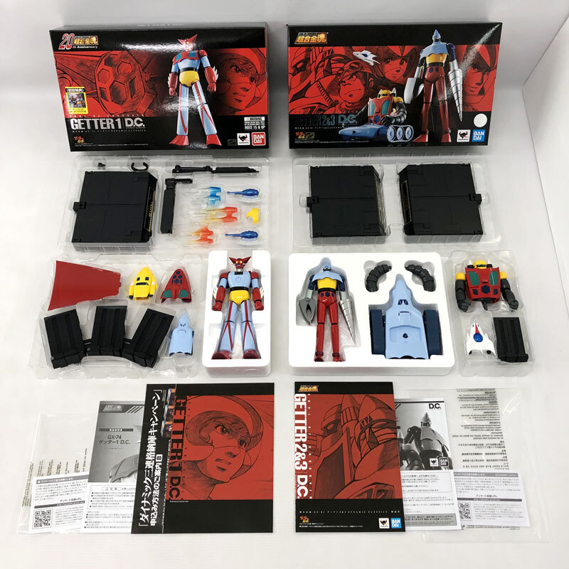バンダイ/BANDAI 超合金魂 GX-74 ゲッター1 D.C. GX-91 ゲッター2＆3 D.C. ゲッターロボ セット フィギュア 山城店 O5452(ゲッターロボ)｜売買された ...