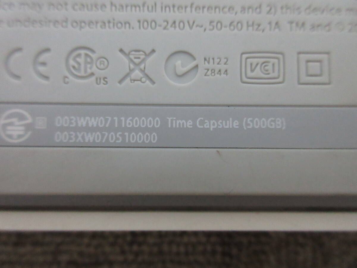 Yahoo!オークション - 棚13・B9816 Apple Time Capsule 500GB A1254 電...