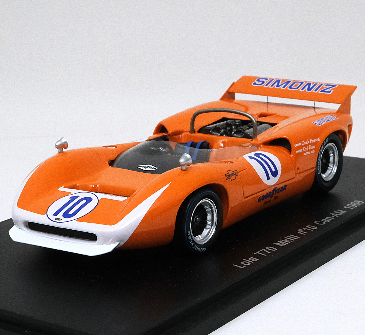Yahoo!オークション - SPARK スパーク 1/43 SIMONIZ LOLA T70 MK3B #10...