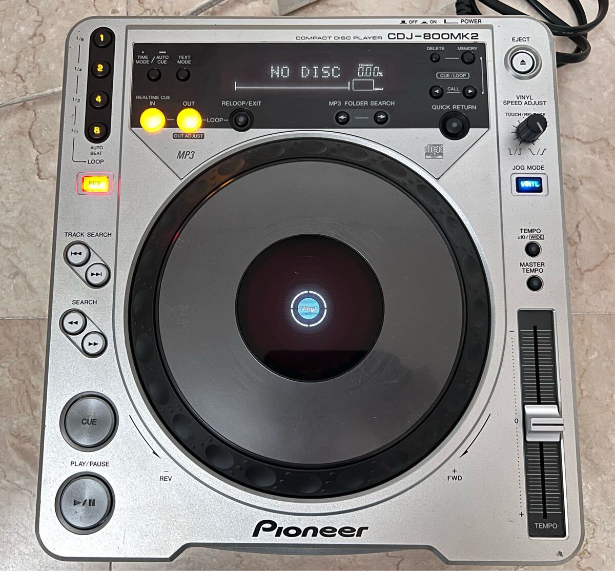 Yahoo!オークション - PIONEER CDJ-800MK2 パイオニア DJ用CDプレイヤ...
