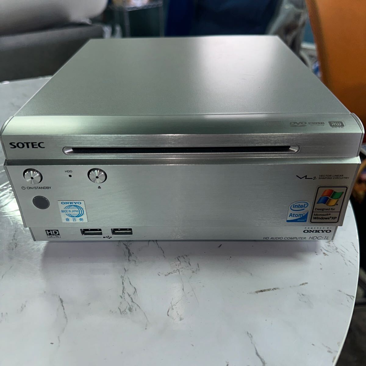 GM12 ソーテック SOTEC HD AUDIO COMPUTER HDC-1L オーディオPC Windows XP ONKYO 本体のみ 動作未確認 現状品 ジャンク(その他)｜売買され ...