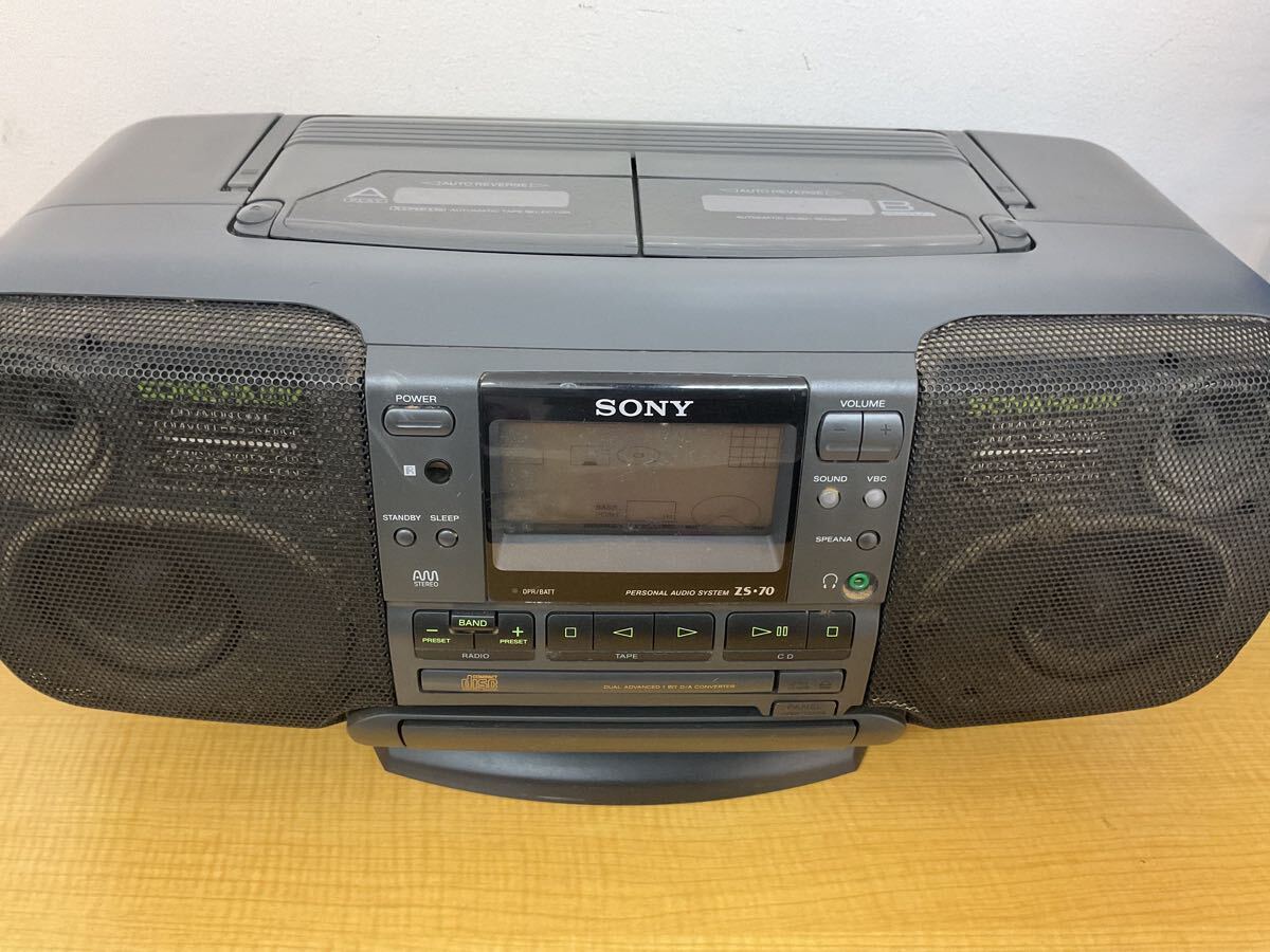 Yahoo!オークション - 【K-362】 SONY ソニー ZS-70 CDラジカセ ラジカ...