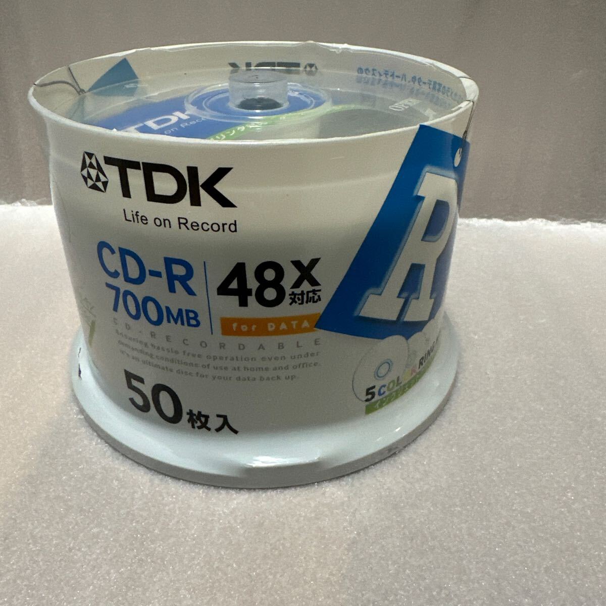 Yahoo!オークション - 未開封TDK CD-R 700MB データ用50枚入 インクジ...