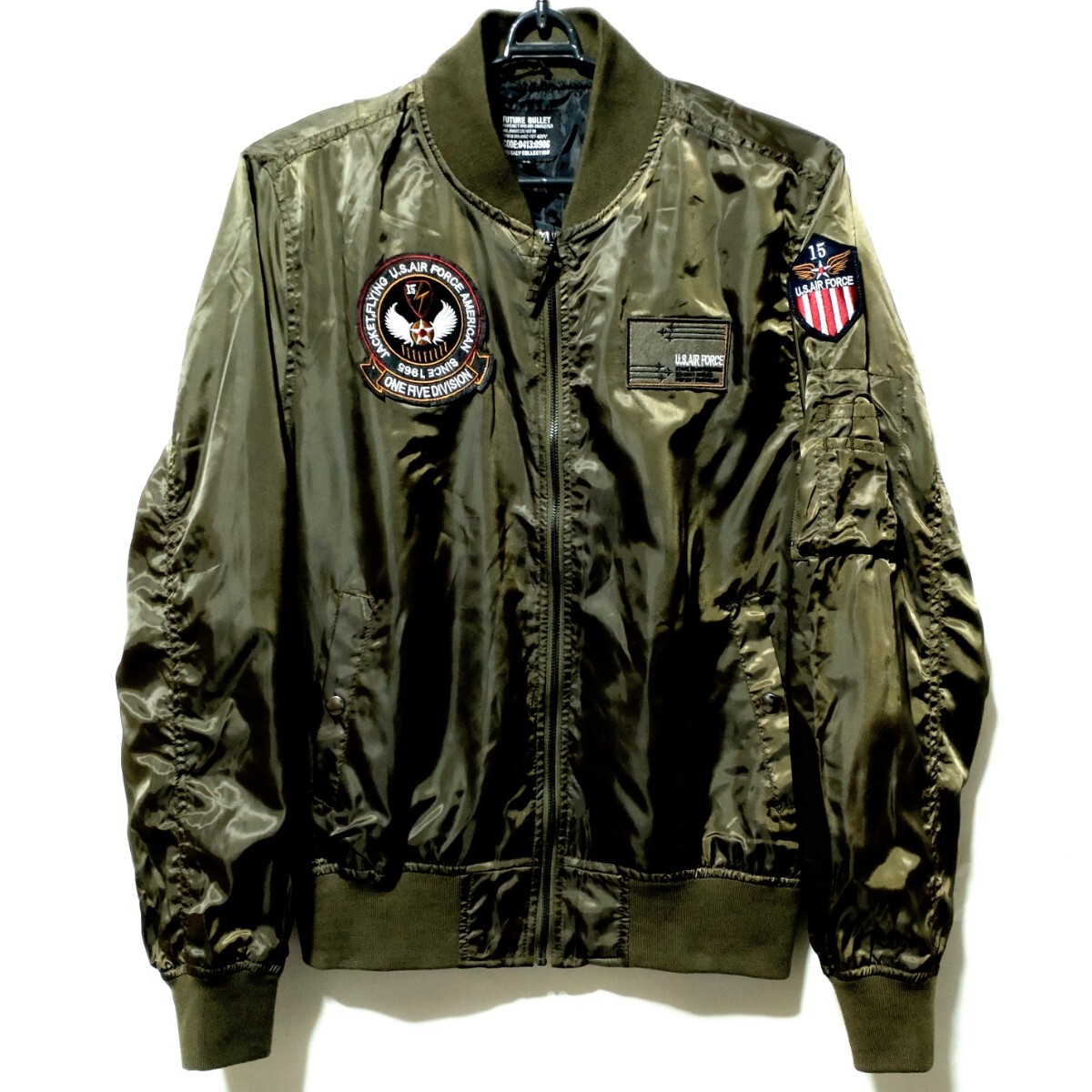 Yahoo!オークション - 特価/未使用【サイズ=L】MA1タイプ/メンズ/薄手/...