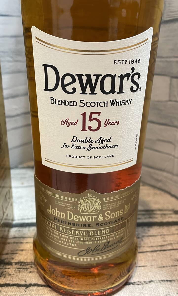 Dewars 15年 スコッチ ウイスキー 40％ 750ml/未開栓(スコッチ)｜売買されたオークション情報、yahooの商品情報をアーカイブ公開 - オークファン（aucfan.com）