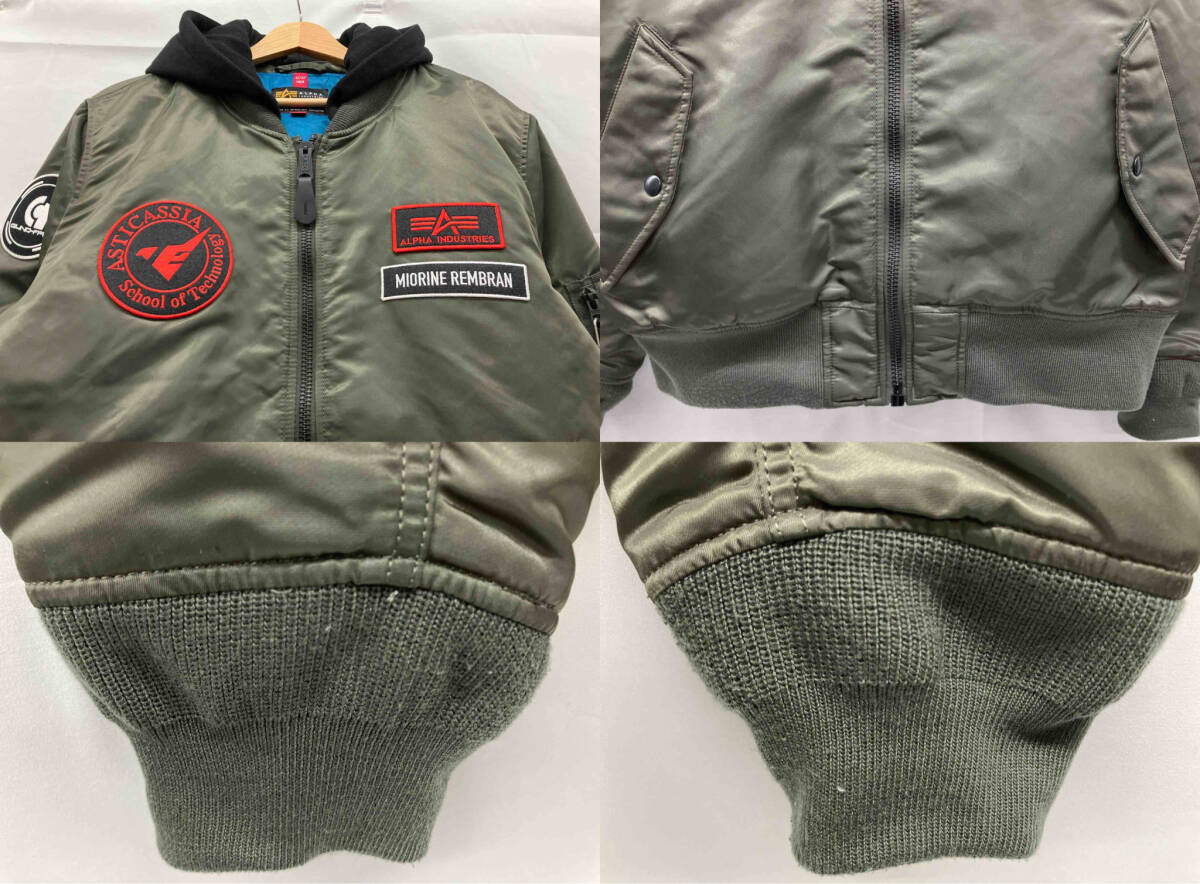 ALPHA INDUSTRIES アルファインダストリーズ MA1 STRICT-G ALPHA MA-1 NATUS 機動戦士ガンダム水星の魔女 XLサイズ 2766185(XLサイズ以上 ...