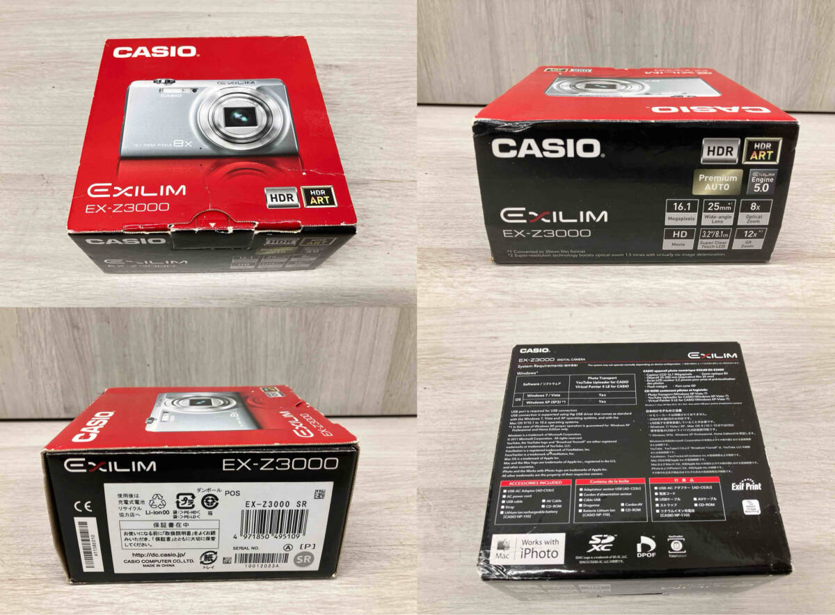Yahoo!オークション - ジャンク CASIO EXILIM EX-Z3000 デジタルカメラ