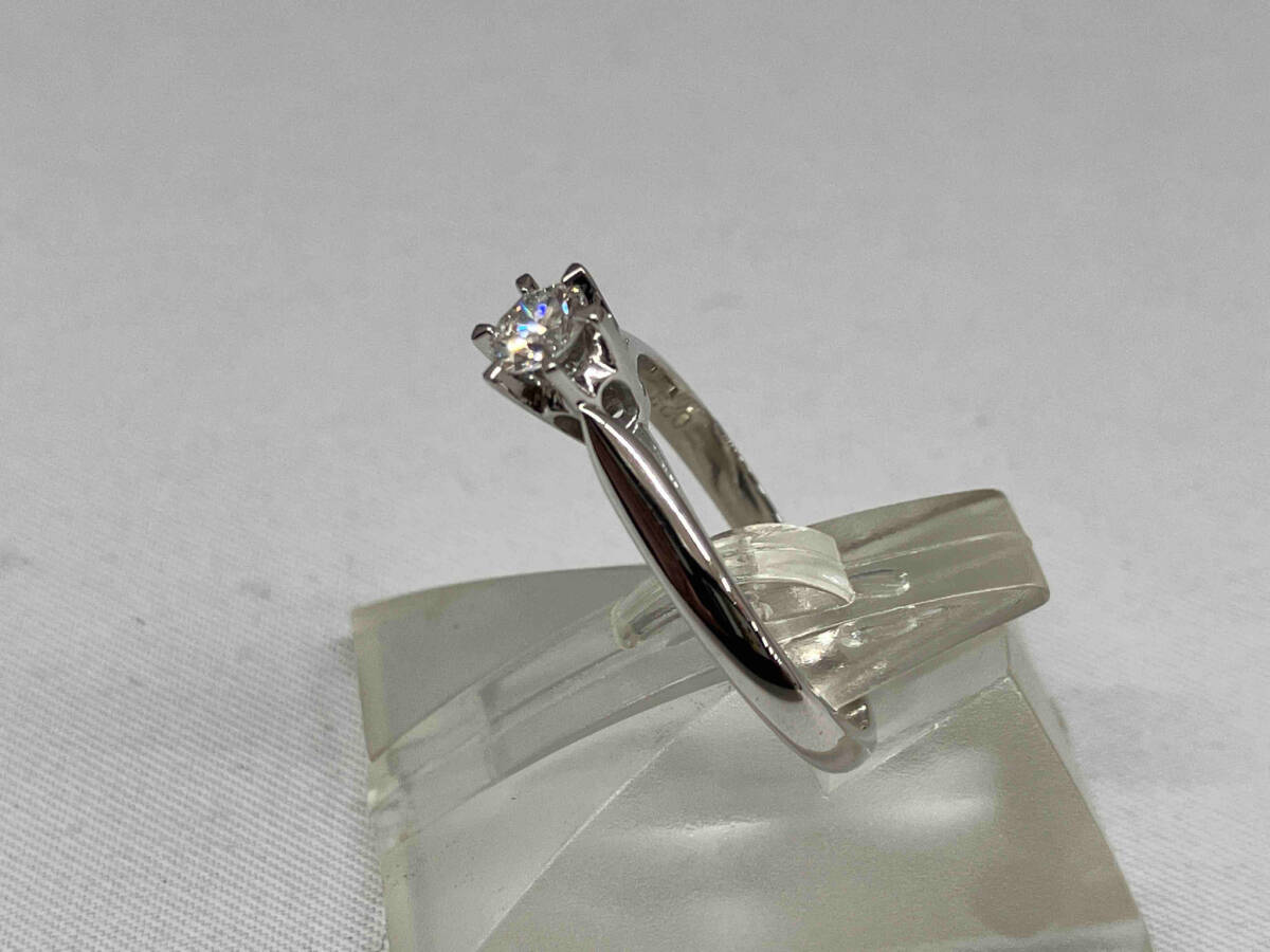 Yahoo!オークション - 天然ダイヤモンドリング K18 ダイヤ0.23ct 10.5...