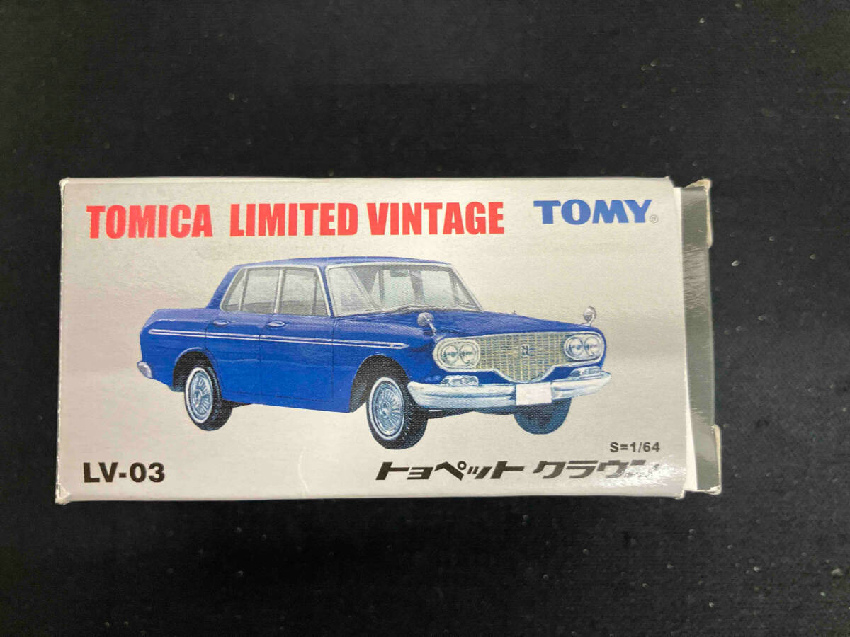 Yahoo!オークション - トミカ LV-03b トヨペット クラウン(ブルー) リ...