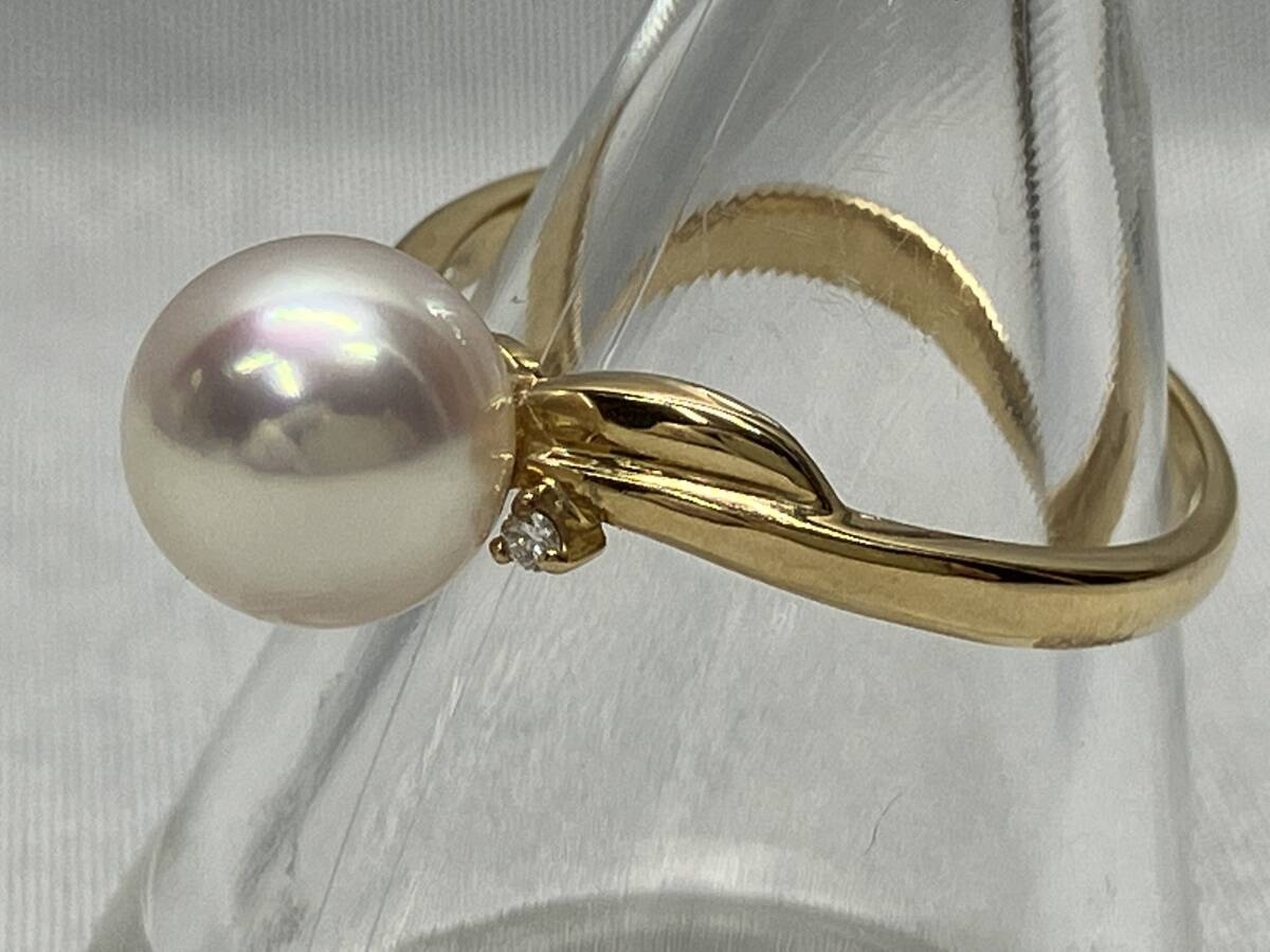 Yahoo!オークション - タサキ TASAKI K18 リング 11号 2.8g H0.8×W0.8...