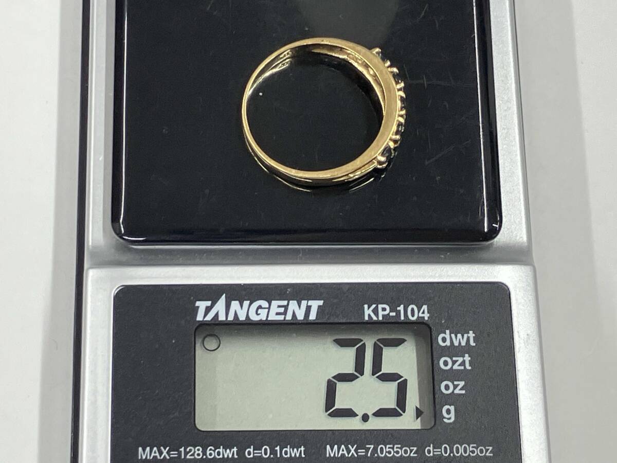 Yahoo!オークション - K18 #14 2.5g CS付 デザインリング