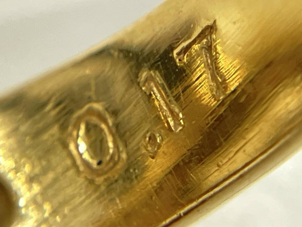 Yahoo!オークション - K18 Pt900 #13 5.0g CS0.17ct デザインリング コ...