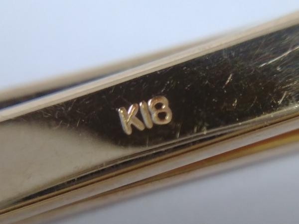 Yahoo!オークション - K18 タイピン 約0.4cm×5.0cm 4.4g