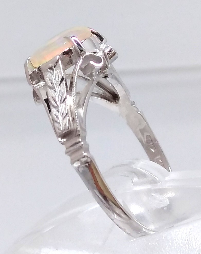 Yahoo!オークション - 【新品仕上げ済/ソーティング付】 K14WG 天然オ...