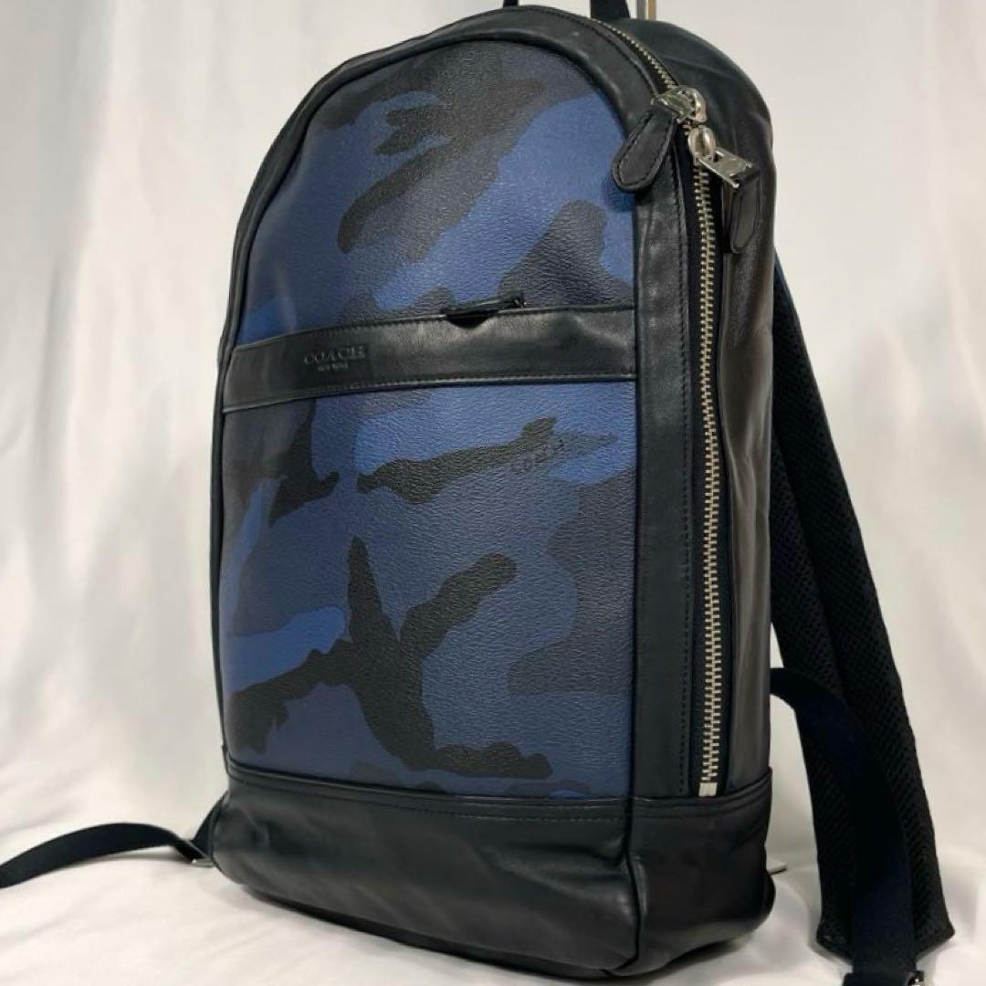 Yahoo!オークション - 美品/A4 COACH コーチ リュック バックパック レ...