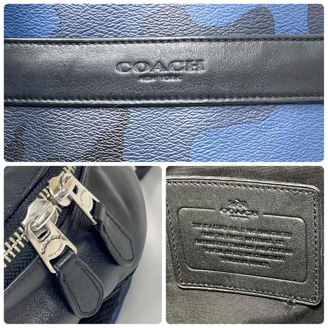 Yahoo!オークション - 美品/A4 COACH コーチ リュック バックパック レ...