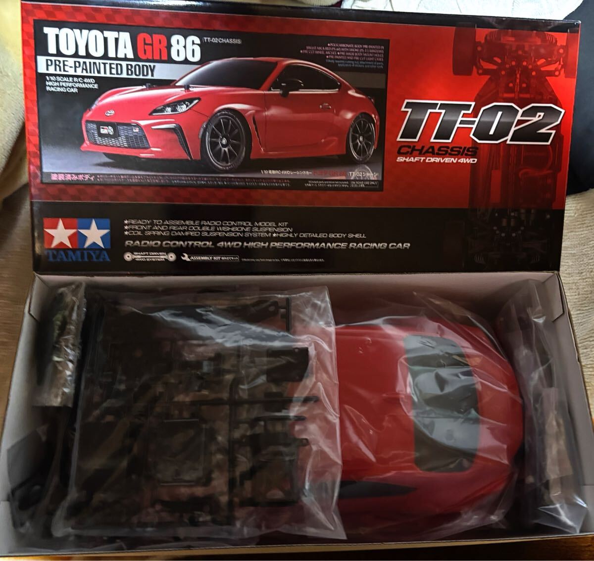 Yahoo!オークション - TT02 新品シャーシキット GR86 タミヤ