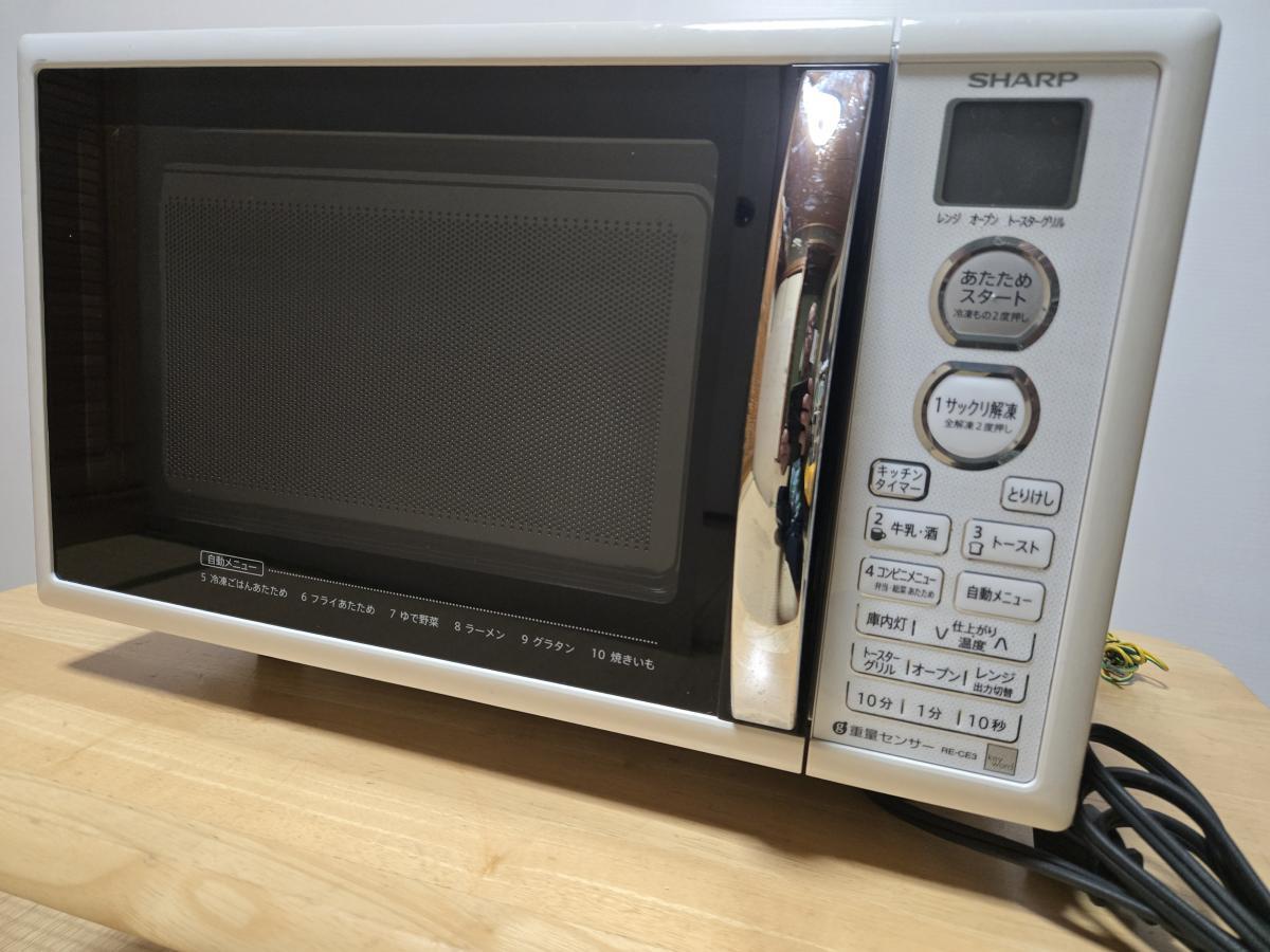 Yahoo!オークション - 格安出品 SHARP オーブンレンジ 家庭用 RE-CE3-K...